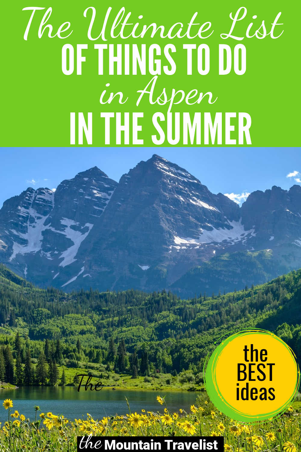 The Ultimate List of Things To Do in Aspen in the Summer - The Mountain ...